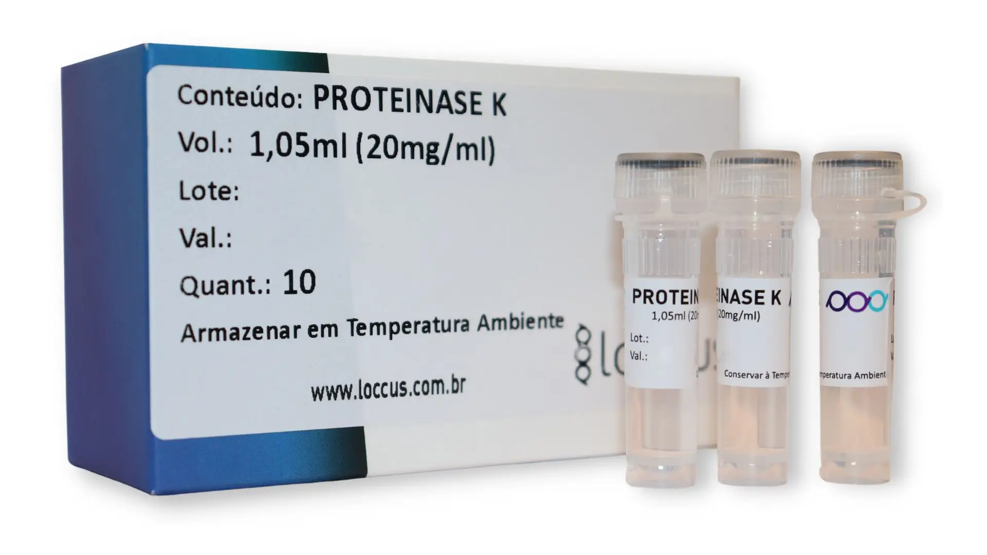 Enzima Proteinase K - Loccus